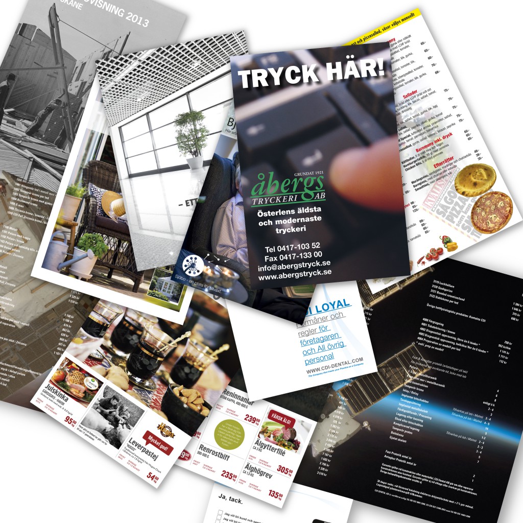 Trycka kataloger - Åbergs Tryckeri